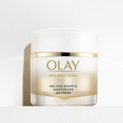 Olay Golden Aura Melting Souffle Moisturizer Air Finish, 1.7 oz