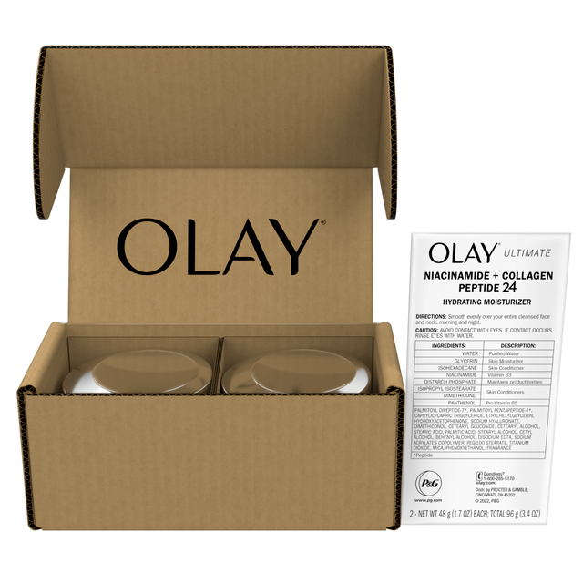 Olay Ultimate Niacinamide + Collagen Peptide 24 Hydrating Moisturizer Duo
