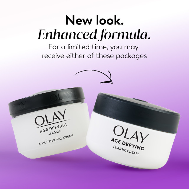Olay Age Defying Classic Daily Renewal Cream, Face Moisturizer