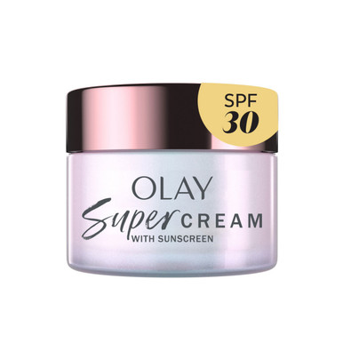 Olay Super Cream Mini with Sunscreen SPF 30, Ultra Lightweight SPF Face ...