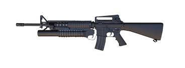 Double Bell M16A4 with Grenade Launcher (Full Metal - Black)