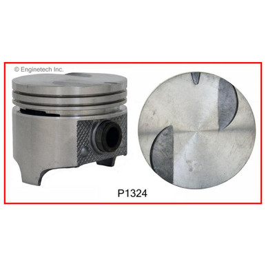 Enginetech P1324(4) Piston Set P1324(4) | Engine Parts 4 Less