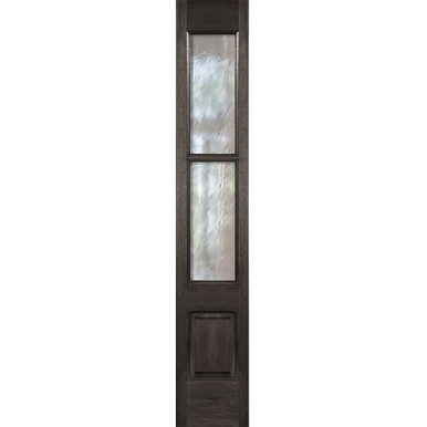 Sidelite | WoodCraft | 2 Lite TDL Large Panel Mahogany | 6'8" Tall