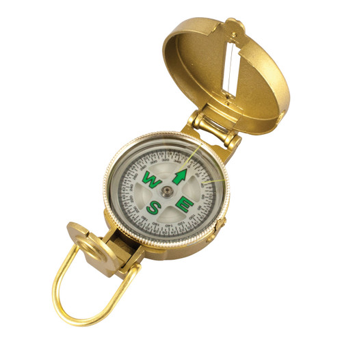 Metal Lensatic Compass - Floating Luminous Dial - Red Rock Outdoor Gear