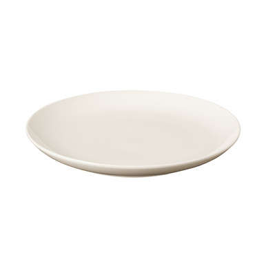 Teller aus beigem Porzellan, 26 cm | MUJI