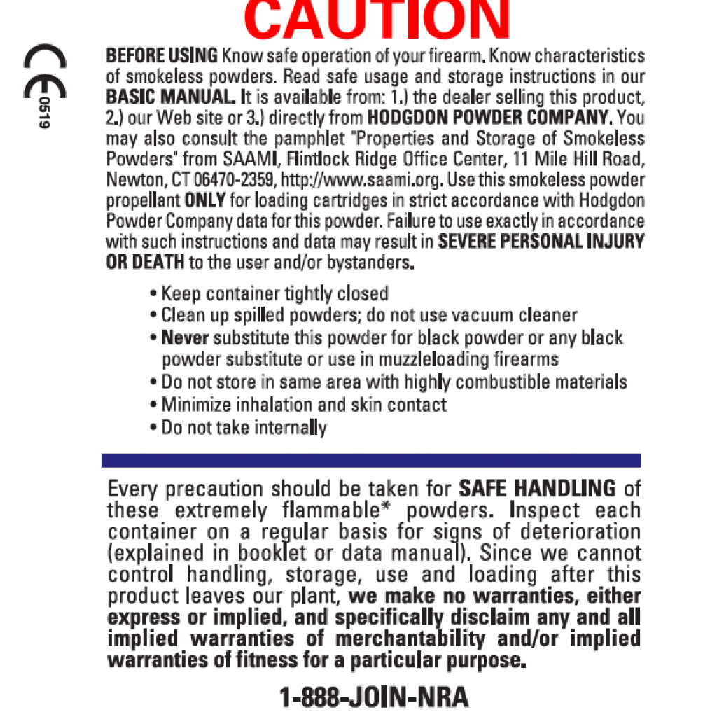 Buy Hodgdon H380® Rifle Powder - Hodgdon Powder