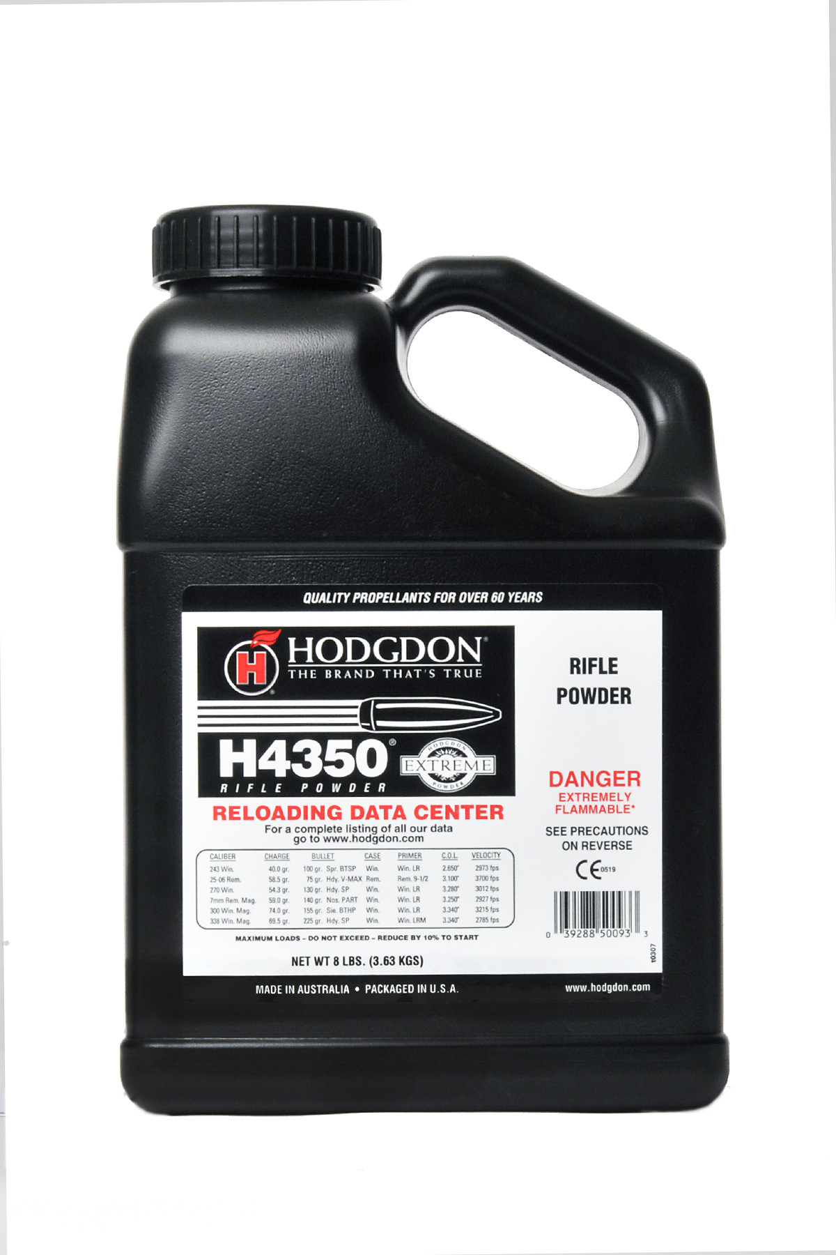 Buy H4350® Extreme Rifle® Powder - Hodgdon Powder