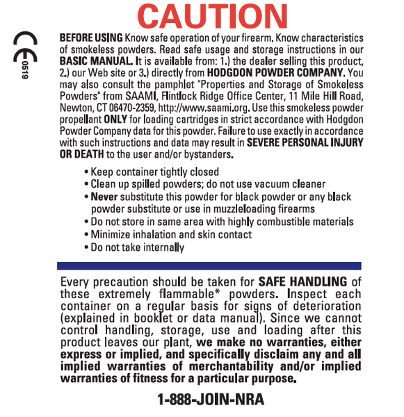 Buy Winchester AutoComp® Pistol Powder - Hodgdon Powder