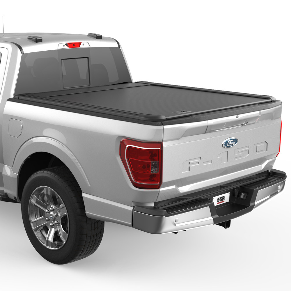 EGR USA - EGR Rolltrac Manual Retractable Bed Cover - Fits Ford F-150 ...