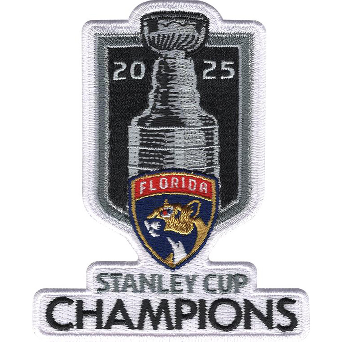 Florida Panthers 2025 Stanley Cup Champions Patch - FLA TEAM SHOP