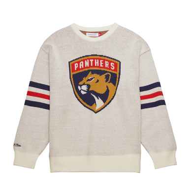 Florida Panthers Helmet Shield Crew Neck Sweater - FLA TEAM SHOP
