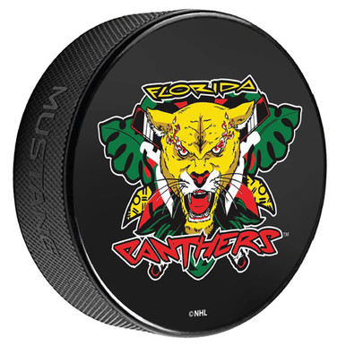 Florida Panthers 2025 Black History Night Puck - FLA TEAM SHOP