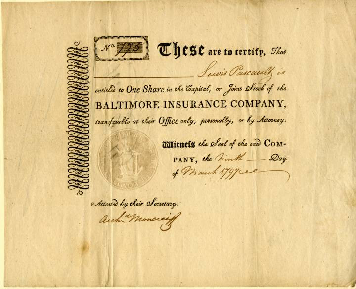 Category - Colonial and Early U.S. - Page 1 - Scripophily.com | Collect ...