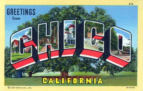 Chico California Postcard - Scripophily.com | Collect Stocks and Bonds ...