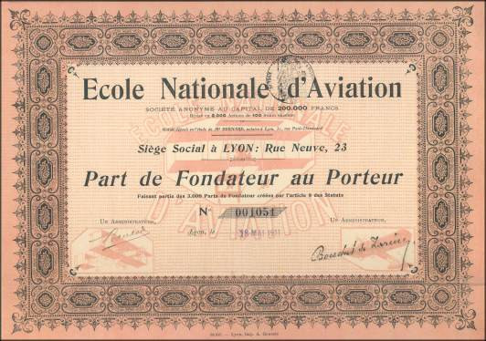 National School of Aviation 1911 - France - Early Airplane Images ...