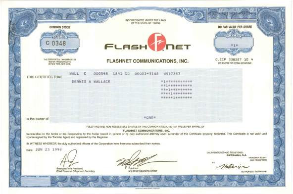 Flashnet Communications ( Acquired by Prodigy Communications ...