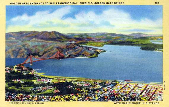 Golden Gate Bridge Entrance, San Francisco - Scripophily.com | Collect ...
