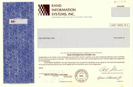 Sperry Rand Corporation - UNIVAC Computer maker became Unisys ...