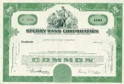 Sperry Rand Corporation - UNIVAC Computer maker became Unisys ...