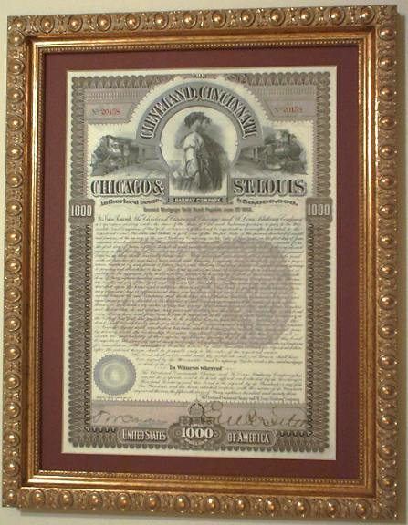 Cleveland, Cincinnati, Chicago, and St. Louis Gold Bond 1893 ...