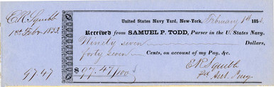 Edward Robinson Squibb handsigned Check (Bristol-Myers Squibb ) - New ...