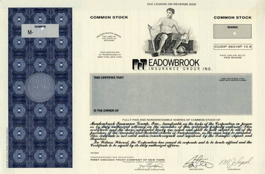 Meadowbrook Insurance Group, Inc. - Michigan - Scripophily.com ...