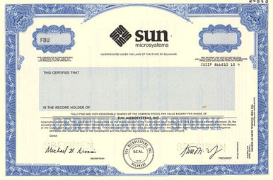 Sun Microsystems (Created the Java programming language - acquired by ...