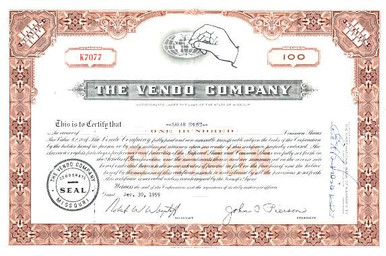 Vendo Company - Missouri 1959 ( Made Coin Operated Coke Machines ...