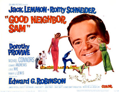 "Good Neighbor, Sam." Lobby Card Starring Jack Lemmon and Romy ...