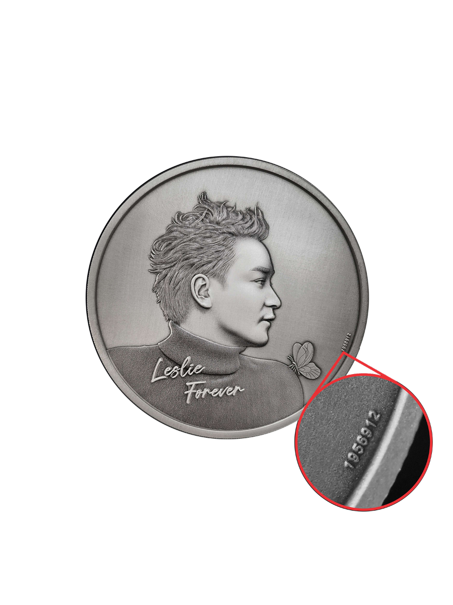 Hong Kong 2023 Leslie Cheung 20th Anniv. 1oz Silver Crane