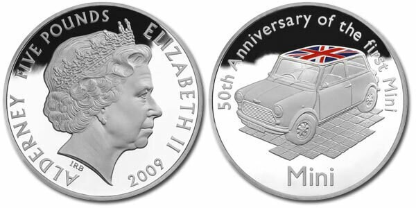 Alderney (British Crown dependency) 2009 50th Anni. of the Mini-Cooper ...