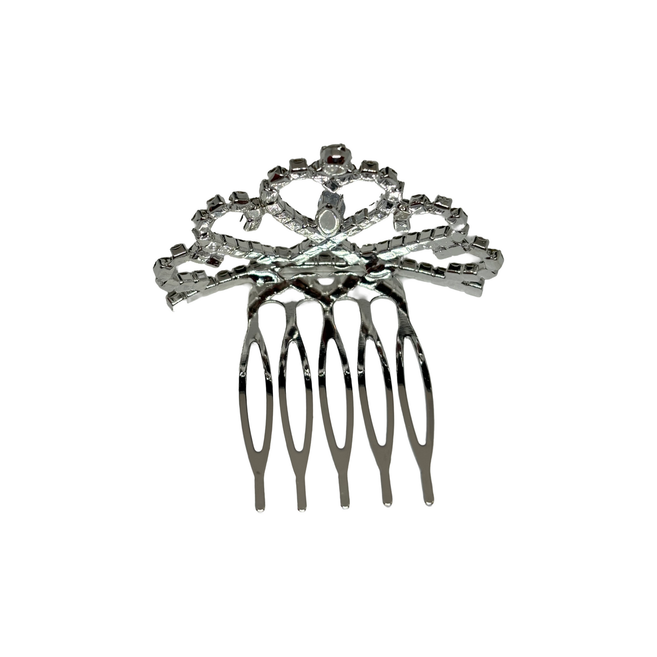 Hair comb small size heart style 2