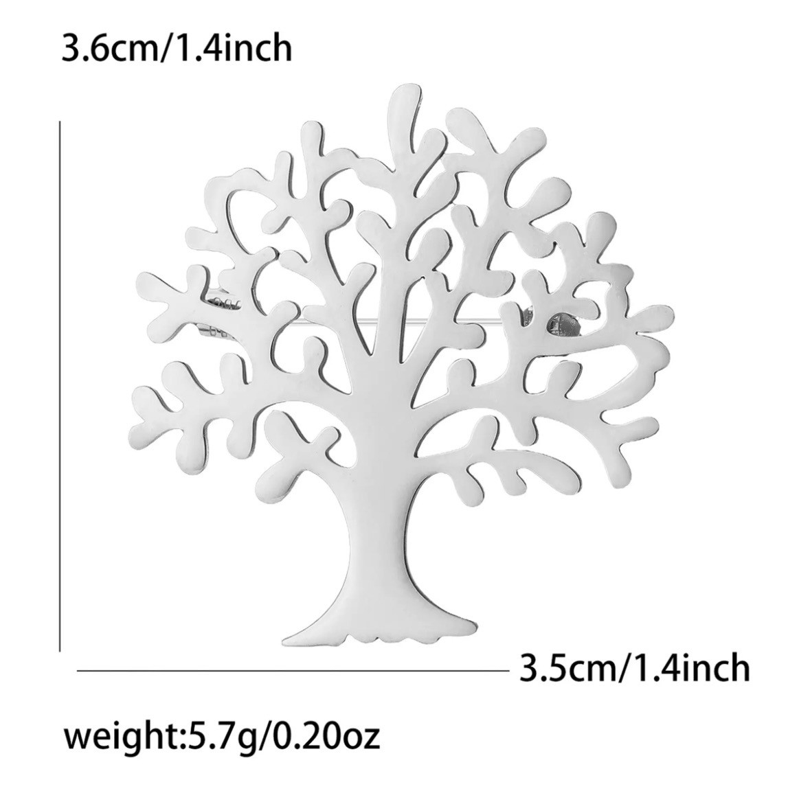 Brooch-Tree Plain