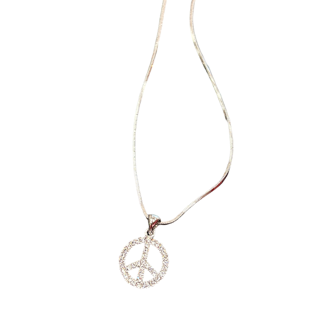 Necklace - Peace Sign (Mini)