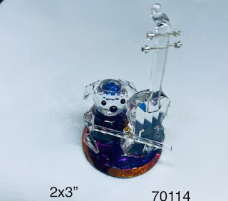 Crystal-Teddy playing Cello - Great In International Inc