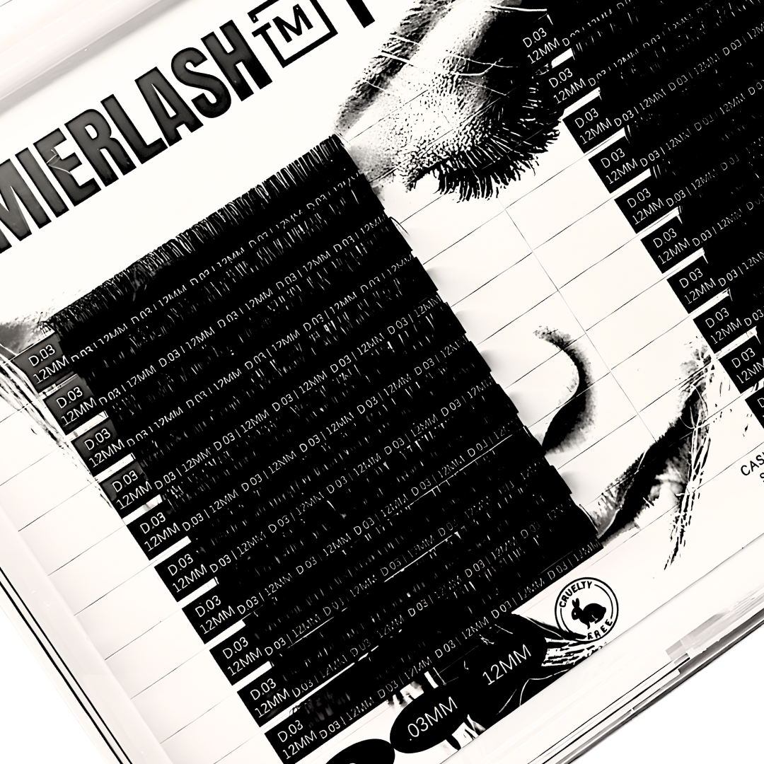 Cashmere C Curl Lash Extensions 0.15mm | 20-Row Tray | PremierLash