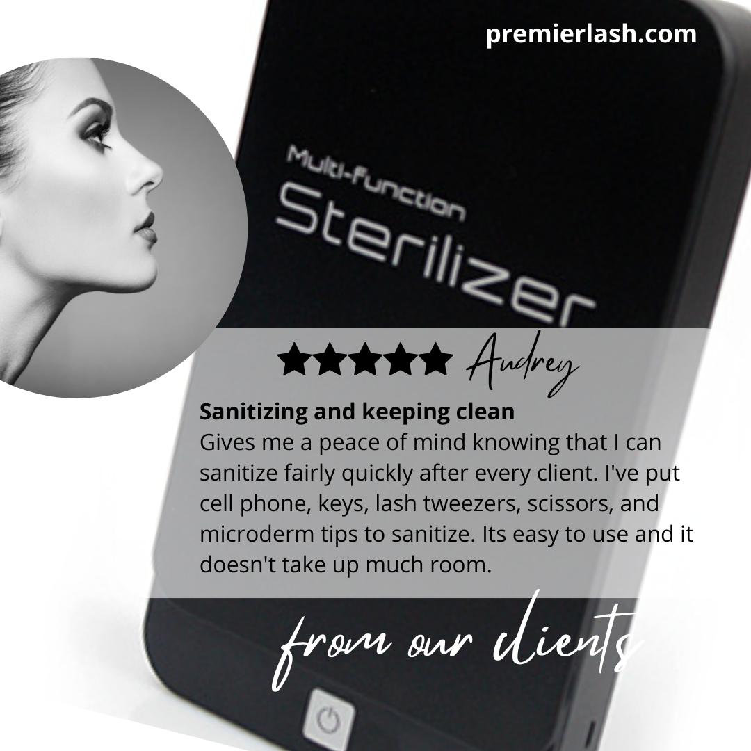 Benefits of UV Sterilization | Hygiene of Tweezers - PREMIERLASH | PRO ...