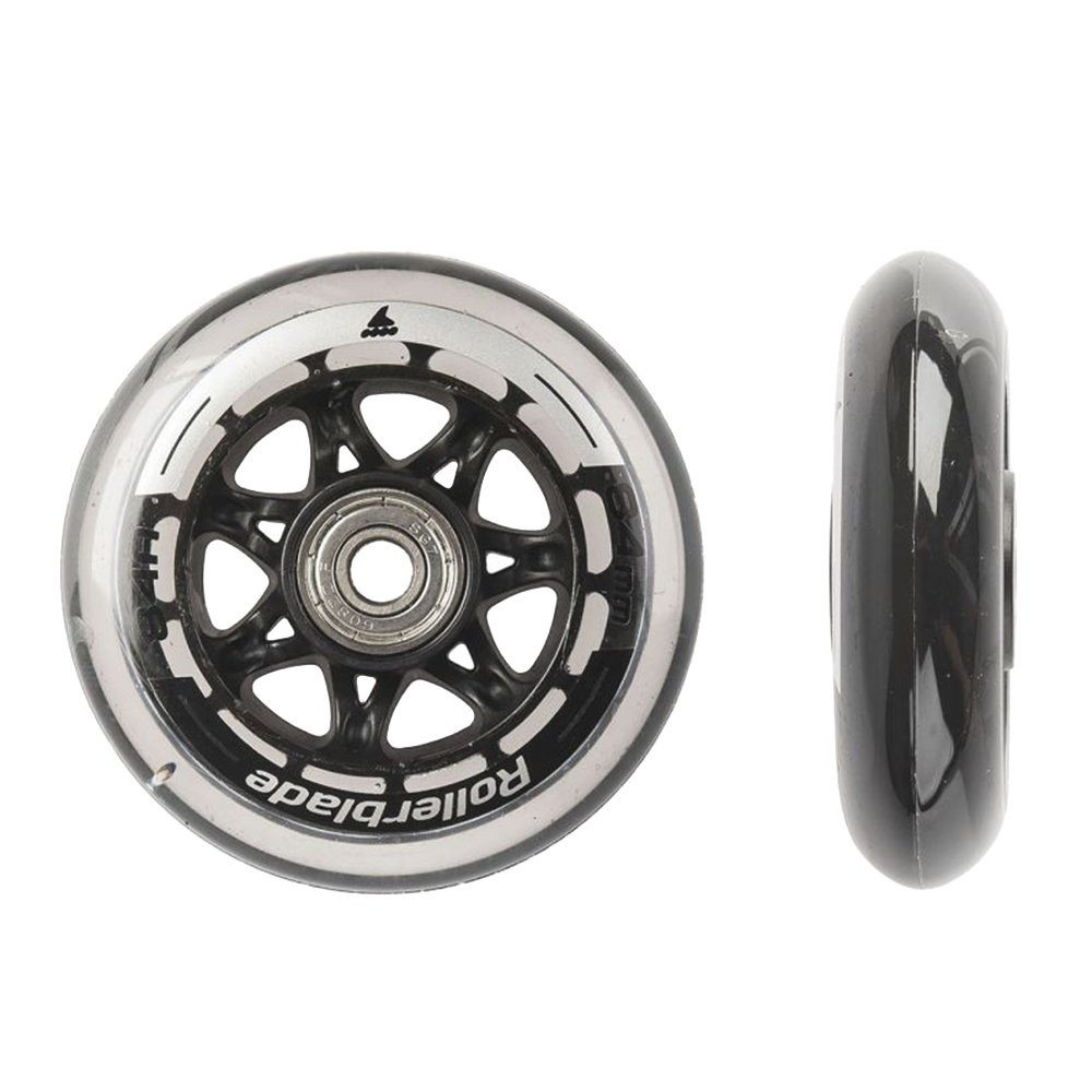 Rollerblade 84mm Inline Skate Wheel & Bearing 8-Pack Kit - Peter Glenn ...
