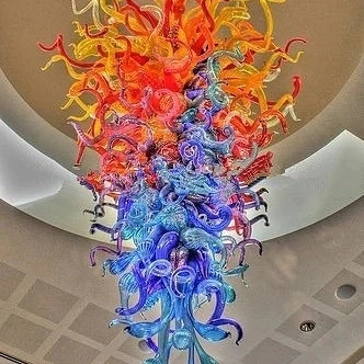 Artemis Hand Blown Glass LED Chandelier Lighting