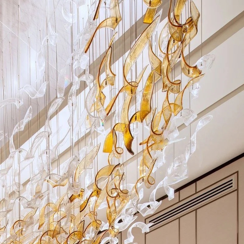 Murano Style Glass Art Custom Lighting