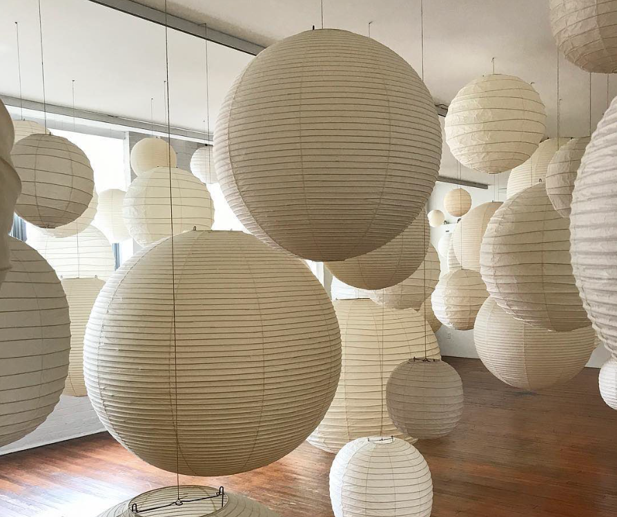 Rice Paper Round Pendant Lamp
