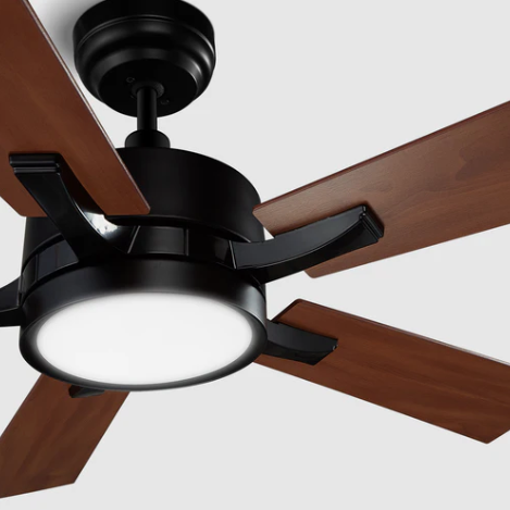 APPLETON 56 inch 5-Blade Smart Ceiling Fan with LED Light Kit & Remote ...