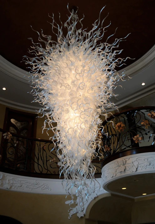 Artemis Modern Hand Blown Murano Glass LED Chandelier