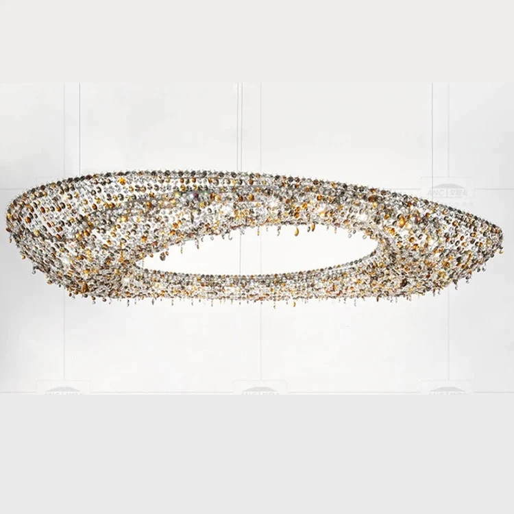 Akari Geometrix Crystal Chandelier