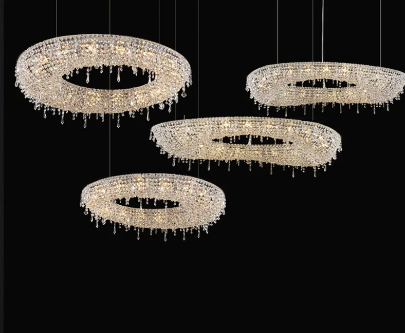 Akari Geometrix Crystal Chandelier