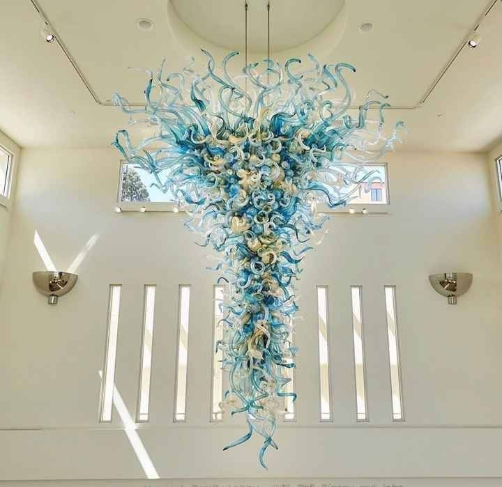 Artemis Hand Blown Glass LED Chandelier Lighting