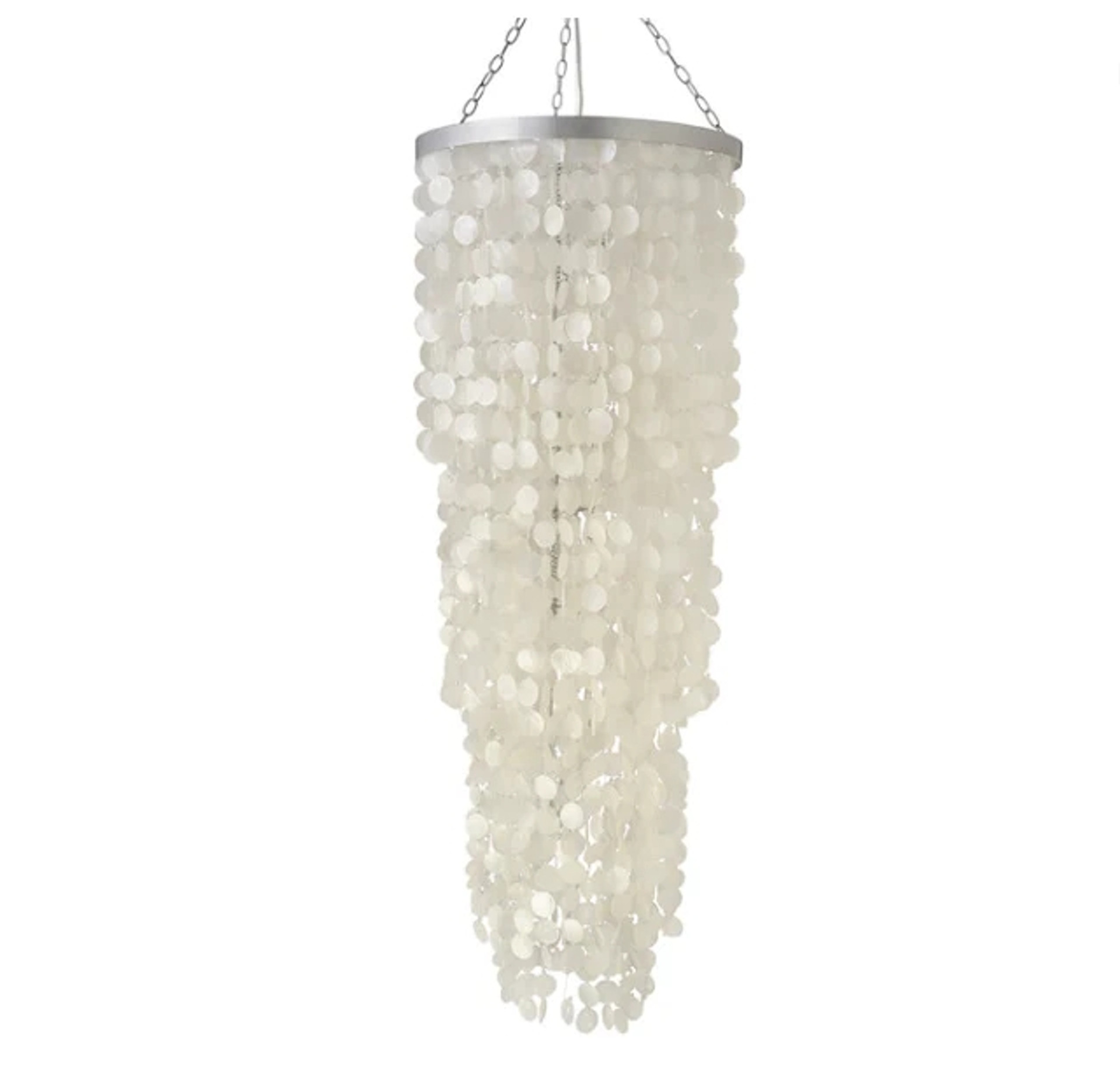 Akari Capiz Shell Ceiling Light Fixture