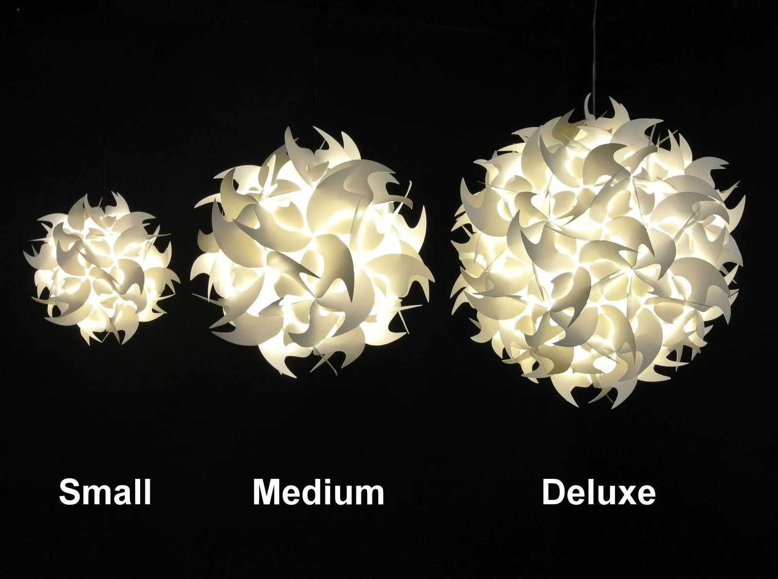 Deluxe Hooks Pendant Light Fixture - 24 Inches