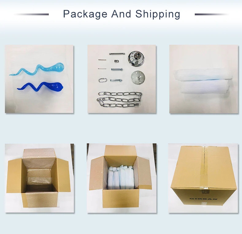 Luxury Italian Blue Color Hand Blown Chandelier