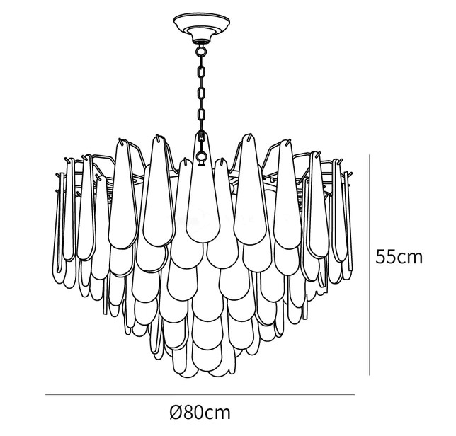 Spanish Alabaster Foyer Chandelier Lighting